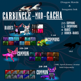 Second Life Marketplace - .::Dragon Horde::.20 Pink Carbuncle Common