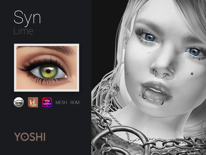 Second Life Marketplace - YOSHI - Syn Eyes - Lime