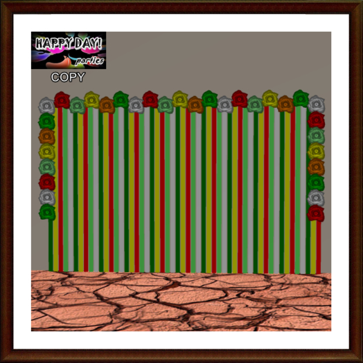 Second Life Marketplace - Mexico - Cinco de Mayo Panel with Flowers