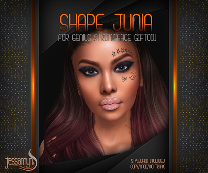 Second Life Marketplace - jessamyn. - Shape Juna Genus Strong Face Gift001