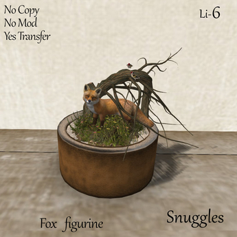 Second Life Marketplace - Fox figurine By Snuggles