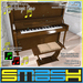 Second Life Marketplace - SMASH - Boogie-Woogie Piano (Walnut)