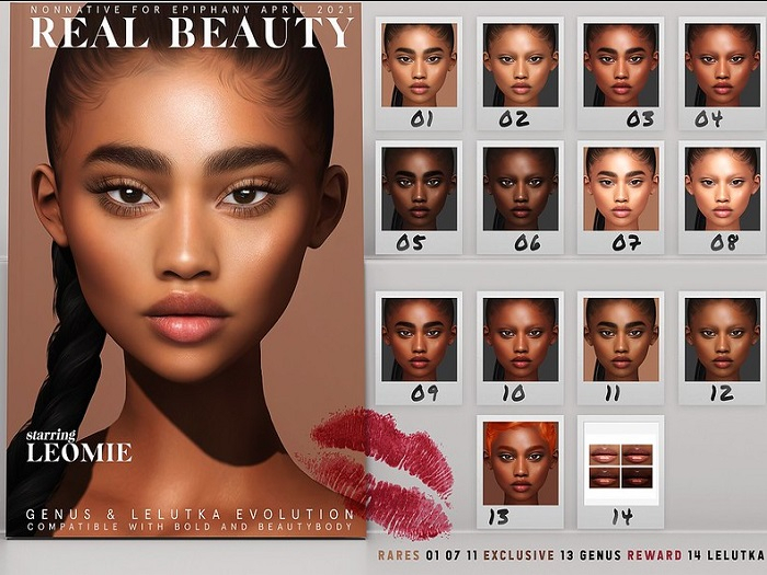 Second Life Marketplace - NONNATIVE- REAL BEAUTY GACHA GENUS (6)
