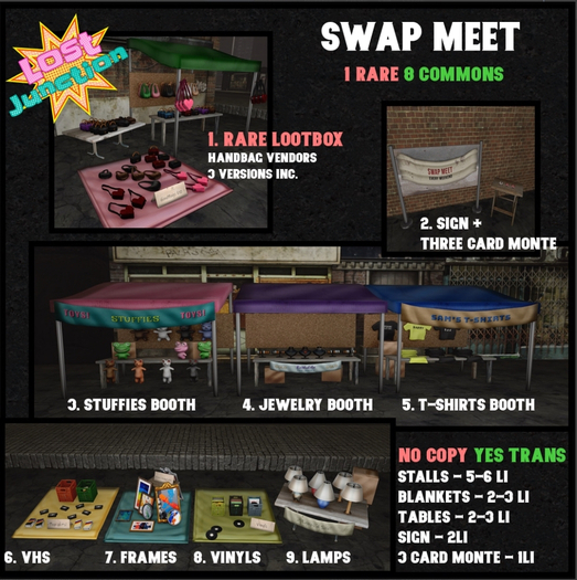 Second Life Marketplace - [LJ] Swap Meet - #3 - Stuffies Booth