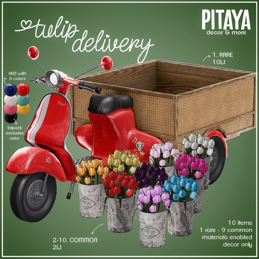 Second Life Marketplace - Pitaya - Tulip Delivery - Lilac Tulip