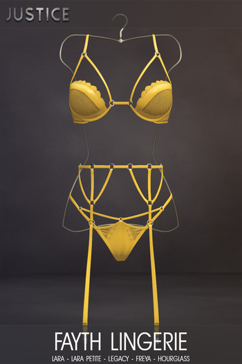 Second Life Marketplace [justice] Fayth Lingerie Sunshine