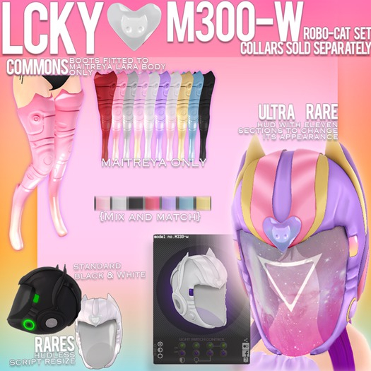 Second Life Marketplace - [LCKY] M330-w Boots // Blue (REZ)