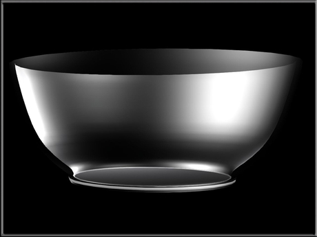 Second Life Marketplace - [Feliz] Metal Line Dish Bowl - Micro and ...