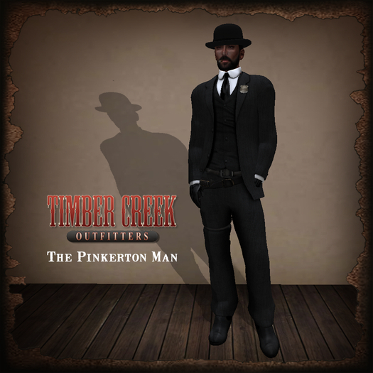 Second Life Marketplace - [Timber Creek] The Pinkerton Man Outfit