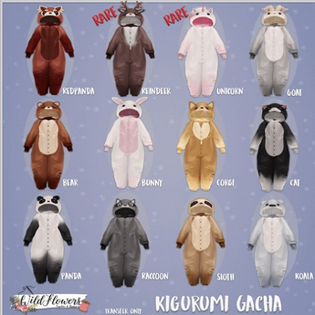 Second Life Marketplace - {WF} Kigurumi B Sloth