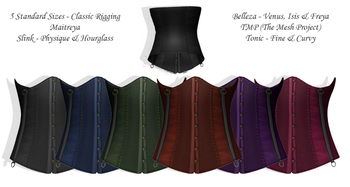 Second Life Marketplace - Corset Jane, Belleza, Slink, TMP, Maitreya ...