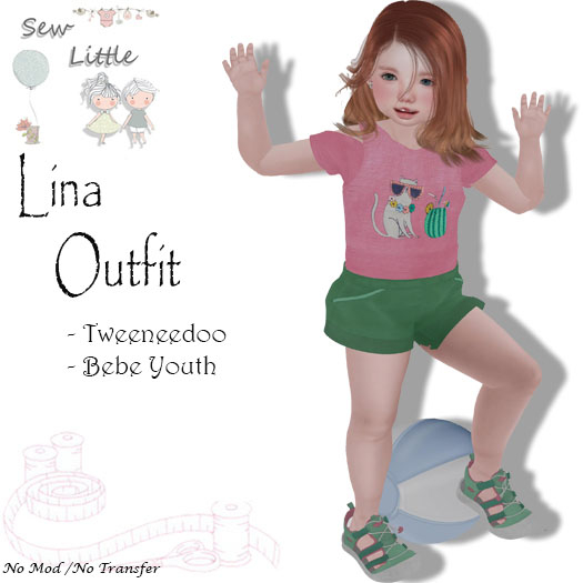 Second Life Marketplace - -S- Lina Outfit Tweeneedoo & Youth