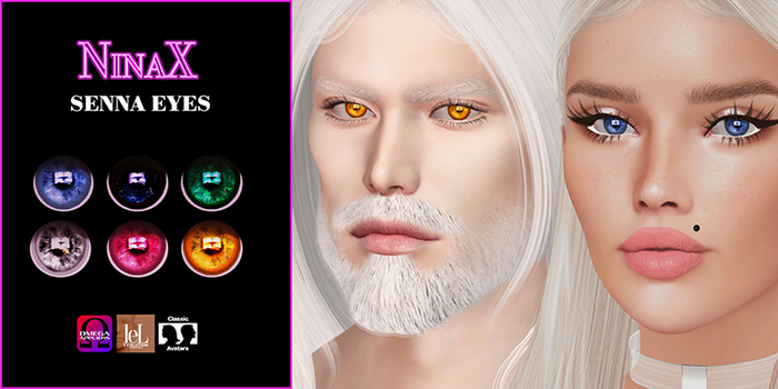 Second Life Marketplace - NinaX: Senna Eyes FATPACK