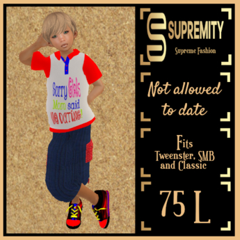 Second Life Marketplace - [Supremity] Not allowed to date