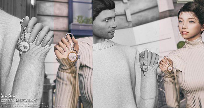 Second Life Marketplace - Sari-Sari - Red String Keychain II