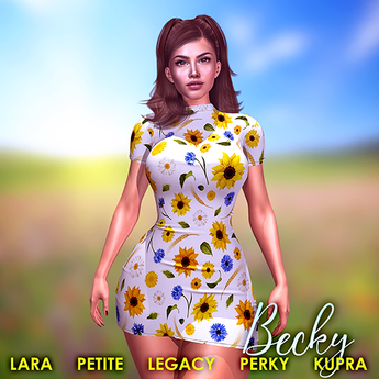 Second Life Marketplace - MAAI Becky dress * Lara&Legacy&Kupra ...