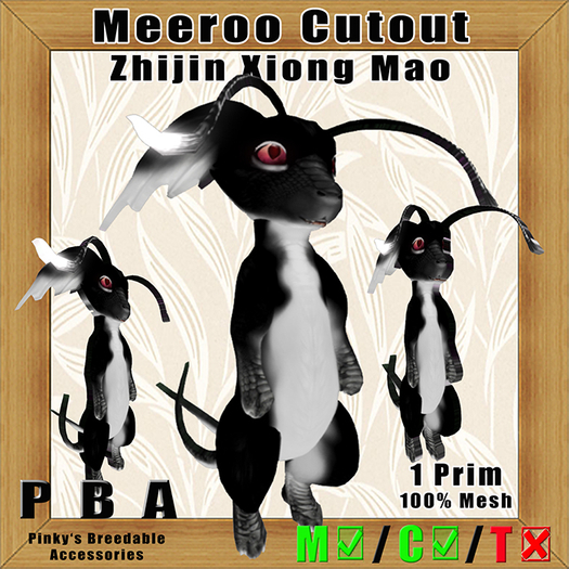 Second Life Marketplace - Meeroo Cutout Zhijin Xiong Mao