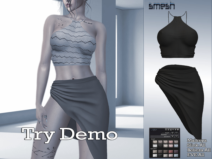 Second Life Marketplace - smesh ~ Demo Megan Outfit