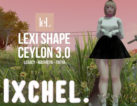 Second Life Marketplace - IXCHEL. - Lexi Shape w/ Style Card (Ceylon 3. ...
