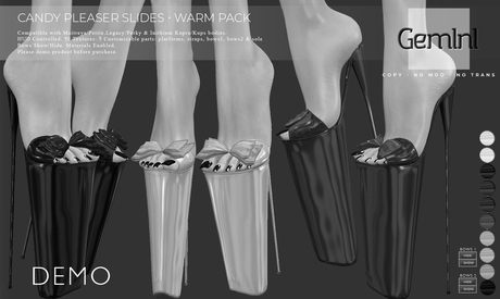 Second Life Marketplace - Gemini -Candy Pleaser Slides- DEMO
