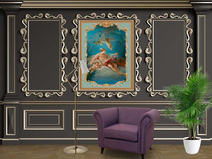 Second Life Marketplace - Baroque Art Wall texture (seamless) A