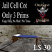 Second Life Marketplace - Wooden Jail Cell Cot