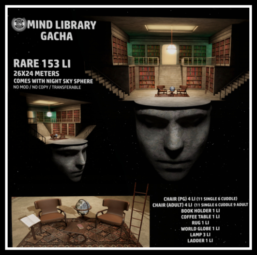 Second Life Marketplace - [Since1975] Mind Library - World Globe
