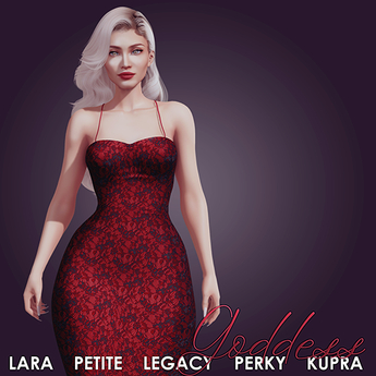 Second Life Marketplace - MAAI Goddess gown * Lara&Legacy&Kupra * Red