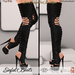 Second Life Marketplace - DPB Sinful Boots - Black *Maitreya, Freya ...