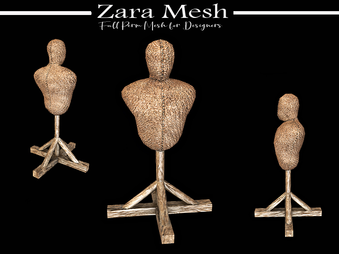 Second Life Marketplace - Zara Mesh - Medieval - Mannequin Training ...