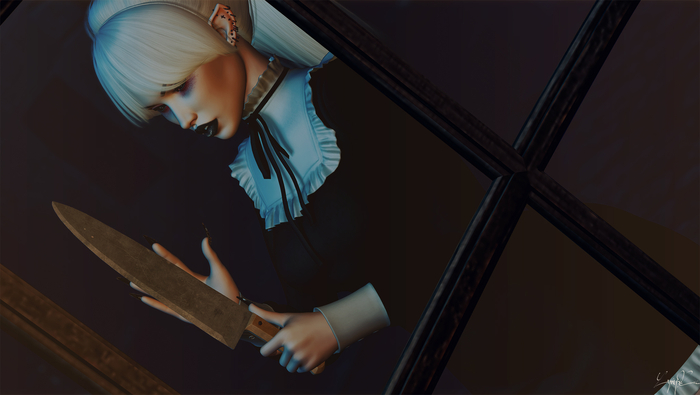 Second Life Marketplace - *!R.O!* Revenge BENTO Pose w/ Mesh Knife