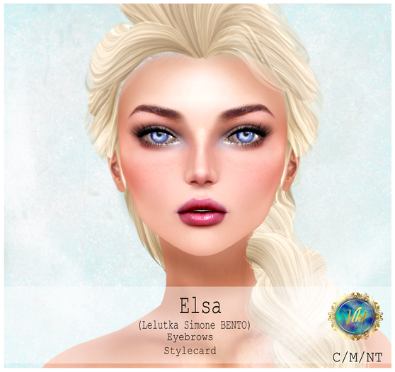 Second Life Marketplace - .VIki. - Cosplay - Elsa Head Shape - Lelutka ...