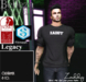 Second Life Marketplace - O & C Mens crew Neck Shirts-Zaddy/Pink