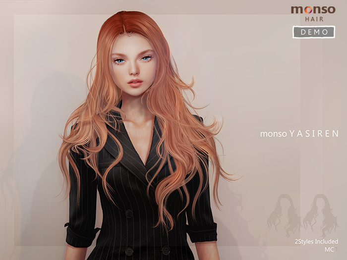 Second Life Marketplace - [monso] Yasiren Hair (demo)