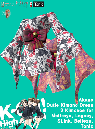 Second Life Marketplace Ko H Akane Cutie Kimono Dress