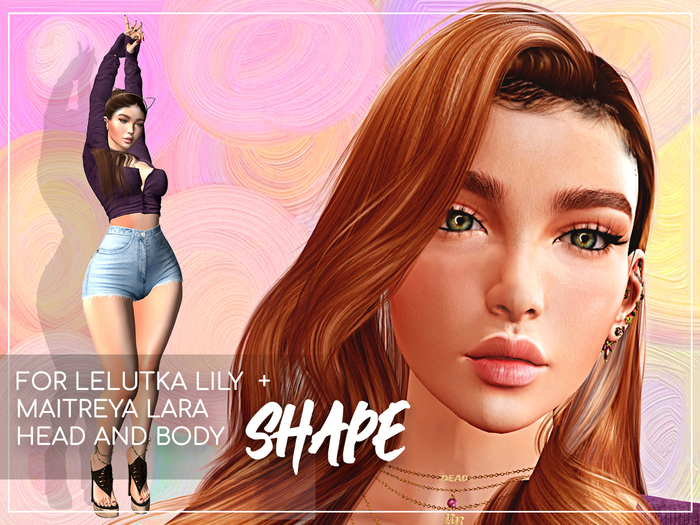 Second Life Marketplace - .:CuTe:. Shape Camil {LeLutka Lilly Head} Second Life Marketplace - .:CuTe:. Shape Camil {LeLutka Lilly Head}