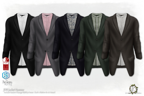 Second Life Marketplace - ::K:: JDB Jacket Homme FAT [BOX]