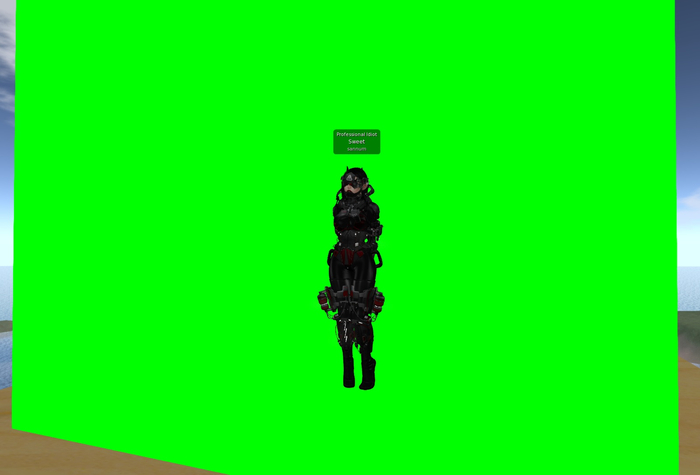Second Life Marketplace - [Sweet] Portable Green Screen (Add or rez me)