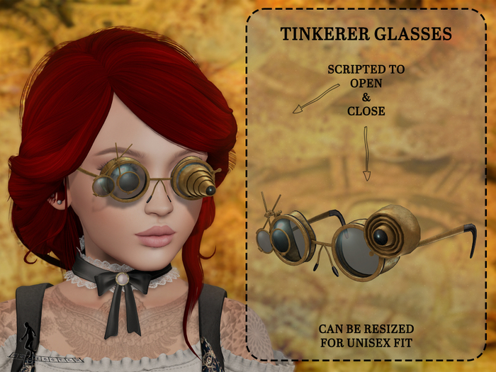 Second Life Marketplace - *~*HopScotch*~* Tinkerer Glasses