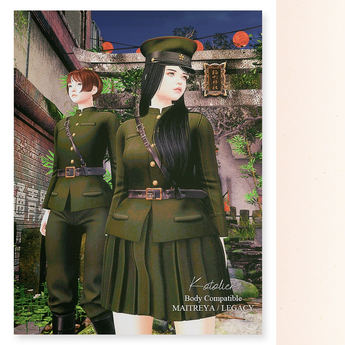 Second Life Marketplace - Kotolier . MilitaryUniform - black