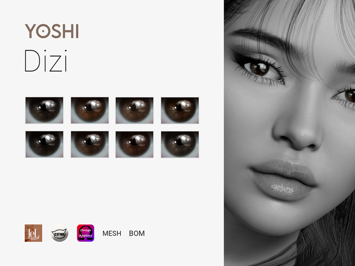 Second Life Marketplace - YOSHI Dizi Eyes - Pack