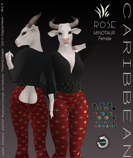 Second Life Marketplace - JOMO ROSE For Minotaur Female (BOX WEAR ME)
