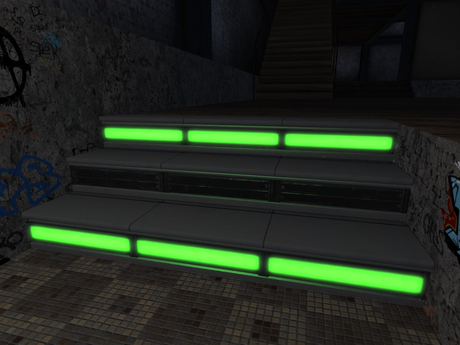 Second Life Marketplace - Cyber Steps - Illuminated Stair Kit - 60 ...