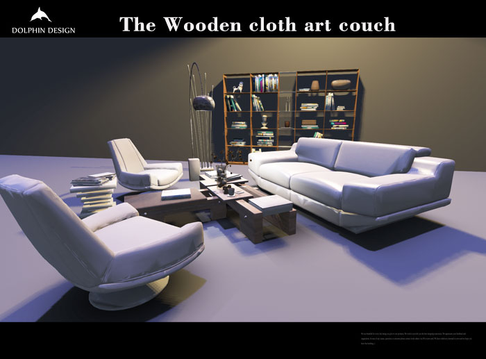 Second Life Marketplace - [Dolphin Design]The summer of night couch set