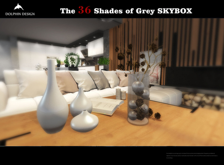 Second Life Marketplace - [Dolphin Design]The 36 Shades of Grey Skybox