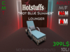 Second Life Marketplace - ~Hotstuffs~ "Hot Blue Summer" Lounger with ...