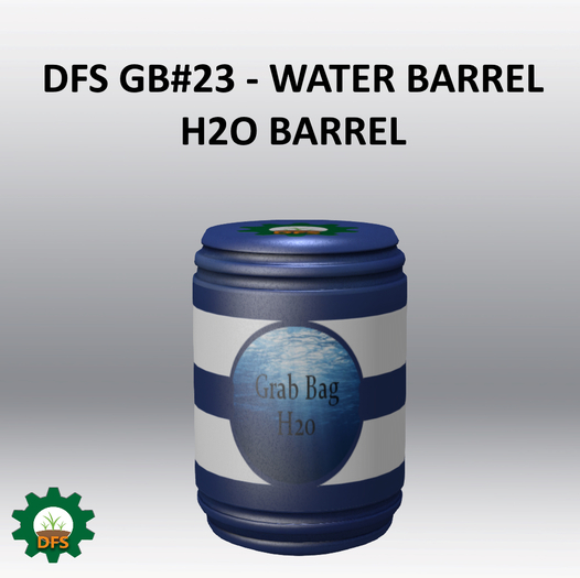 Second Life Marketplace - DFS GB#23 WATER BARREL - H2O BARREL