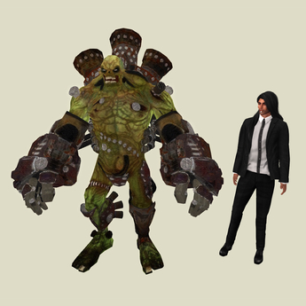 Second Life Marketplace - H.O.W Mesh Green Ogre, Full Perm, Low Prim ...