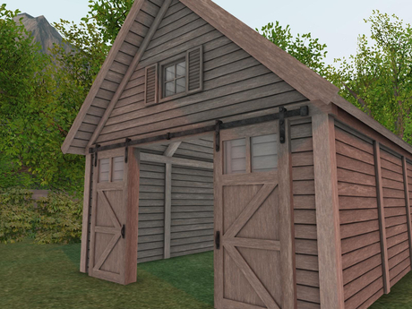 Second Life Marketplace - BARN, RUSTIC BARN, FARMYARD BARN, FARM BARN ...