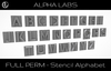 Second Life Marketplace - AL - Stencil Alphabet - FULL PERM